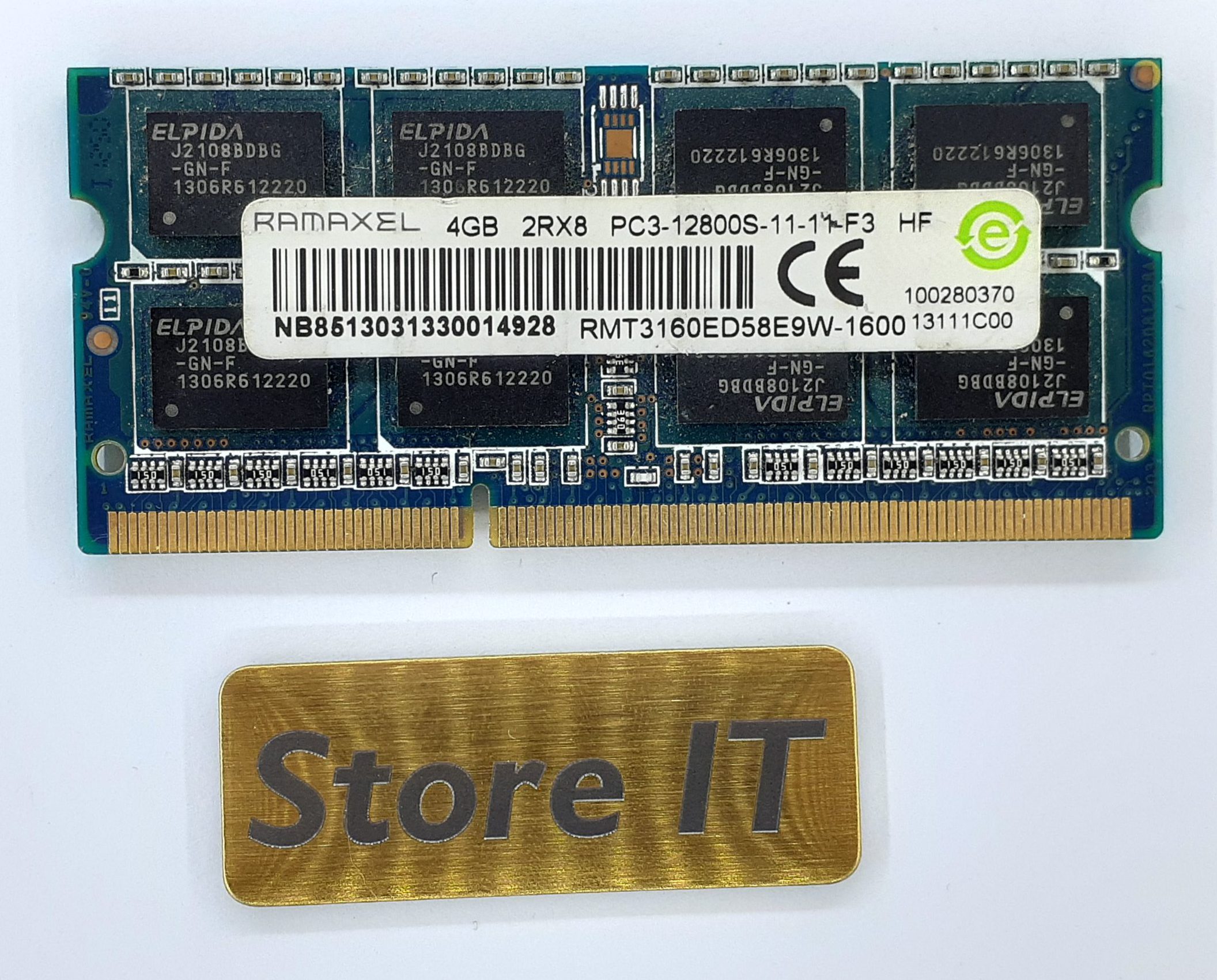 رم لپ تاپ 4 گیگ Ramaxel Ddr3 12800 1600 شش ماه گارانتی استور آی تی